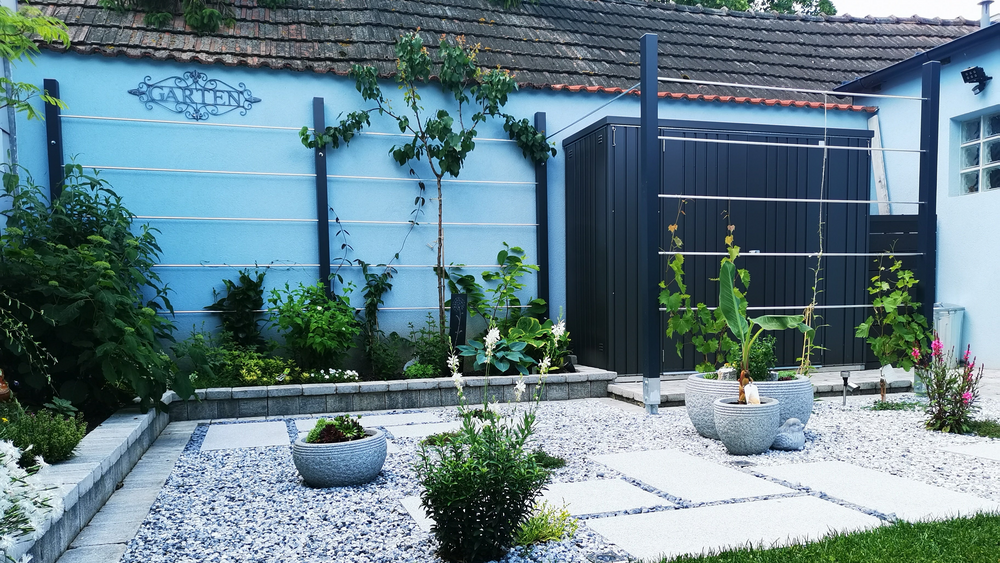 Design Rankhilfe & Rankgitter aus Metall – Sichtschutz